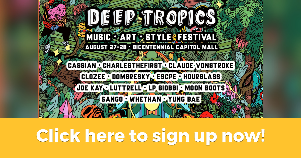 Win 2 VIP Passes to Deep Tropics Music, Art & Style Festival