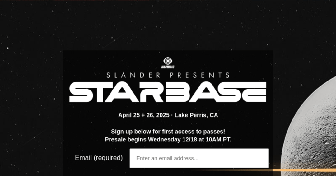 Slander Starbase 2025