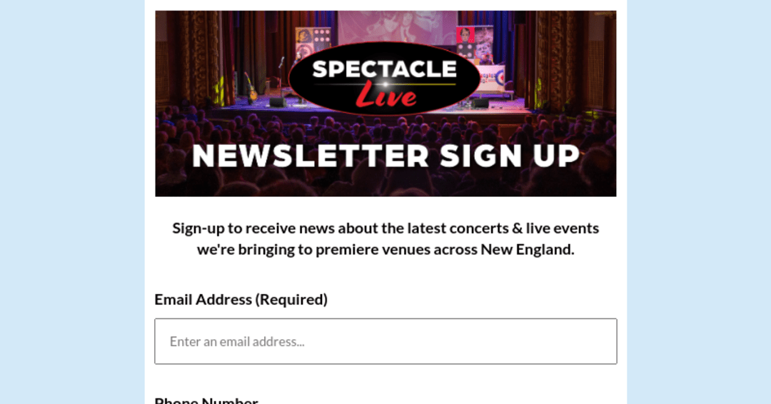 Spectacle Lead Capture