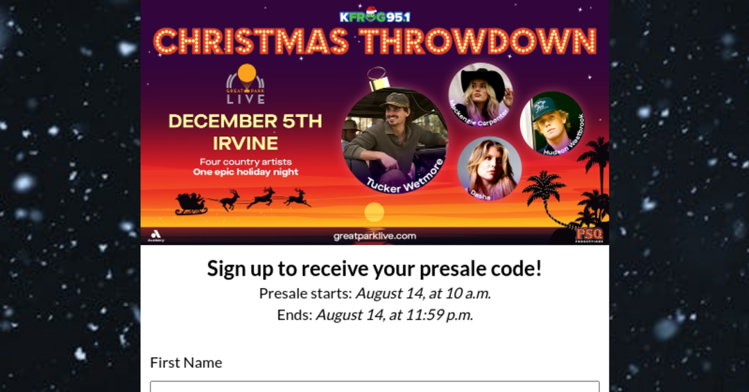 KFROG Presale Sign up